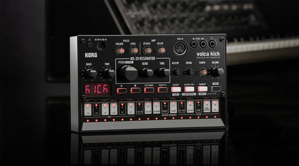 ซินธิไซเซอร์ & โปรแกรมกลอง Korg Volca Series – เบ๊ เงียบ เส็ง