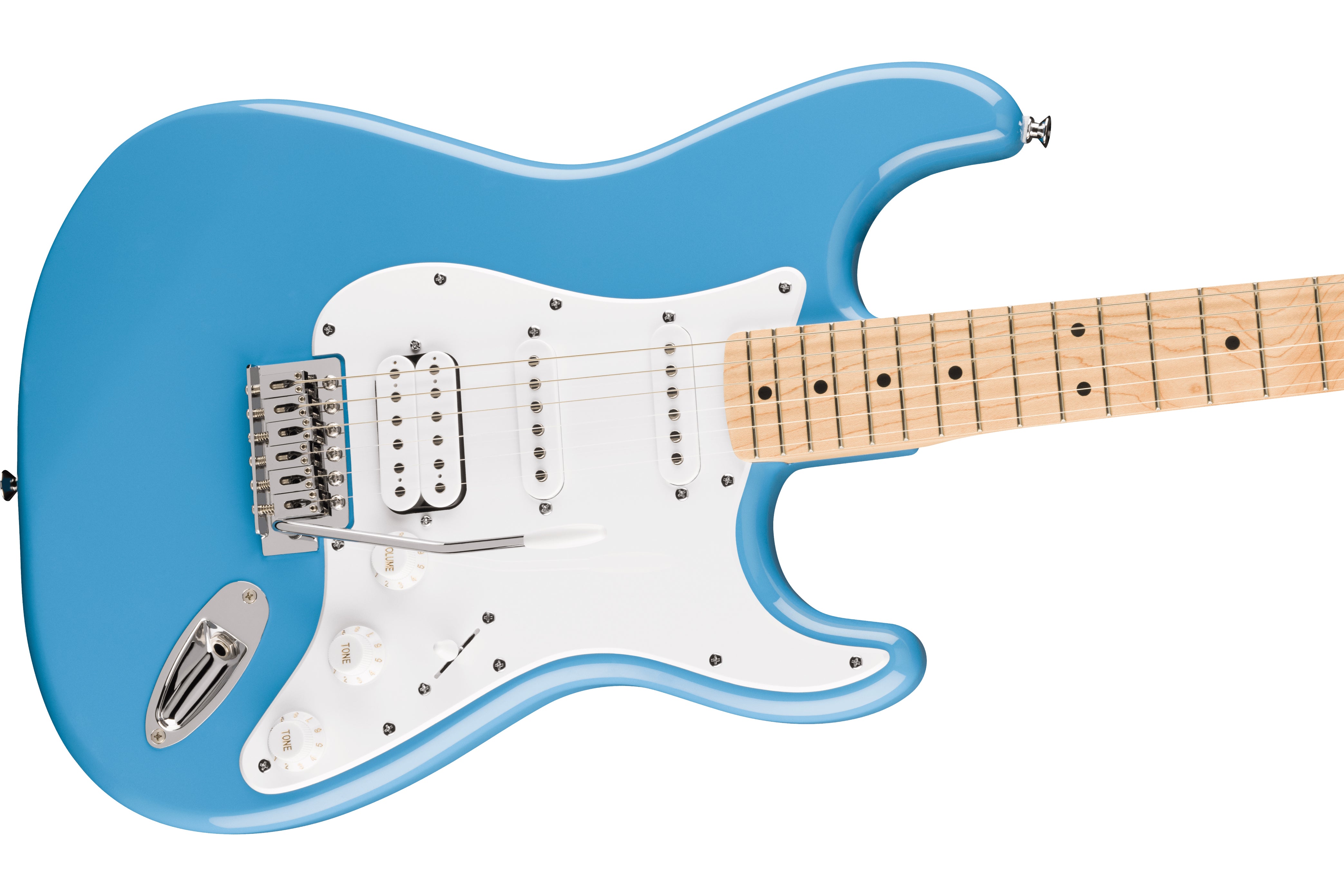 กีตาร์ไฟฟ้า Squier FSR Sonic Stratocaster HSS, California Blue – เบ๊ ...