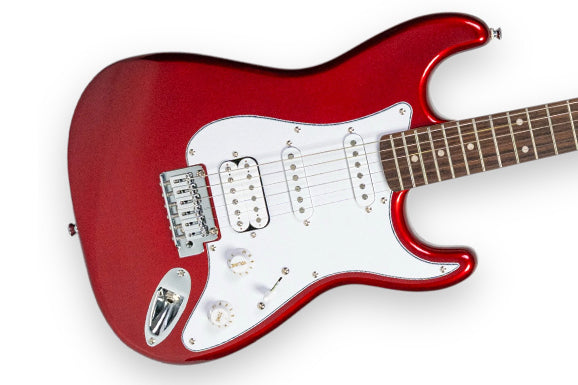 Squier FSR Affinity Series Stratocaster Junior HSS, Candy Apple Red ...