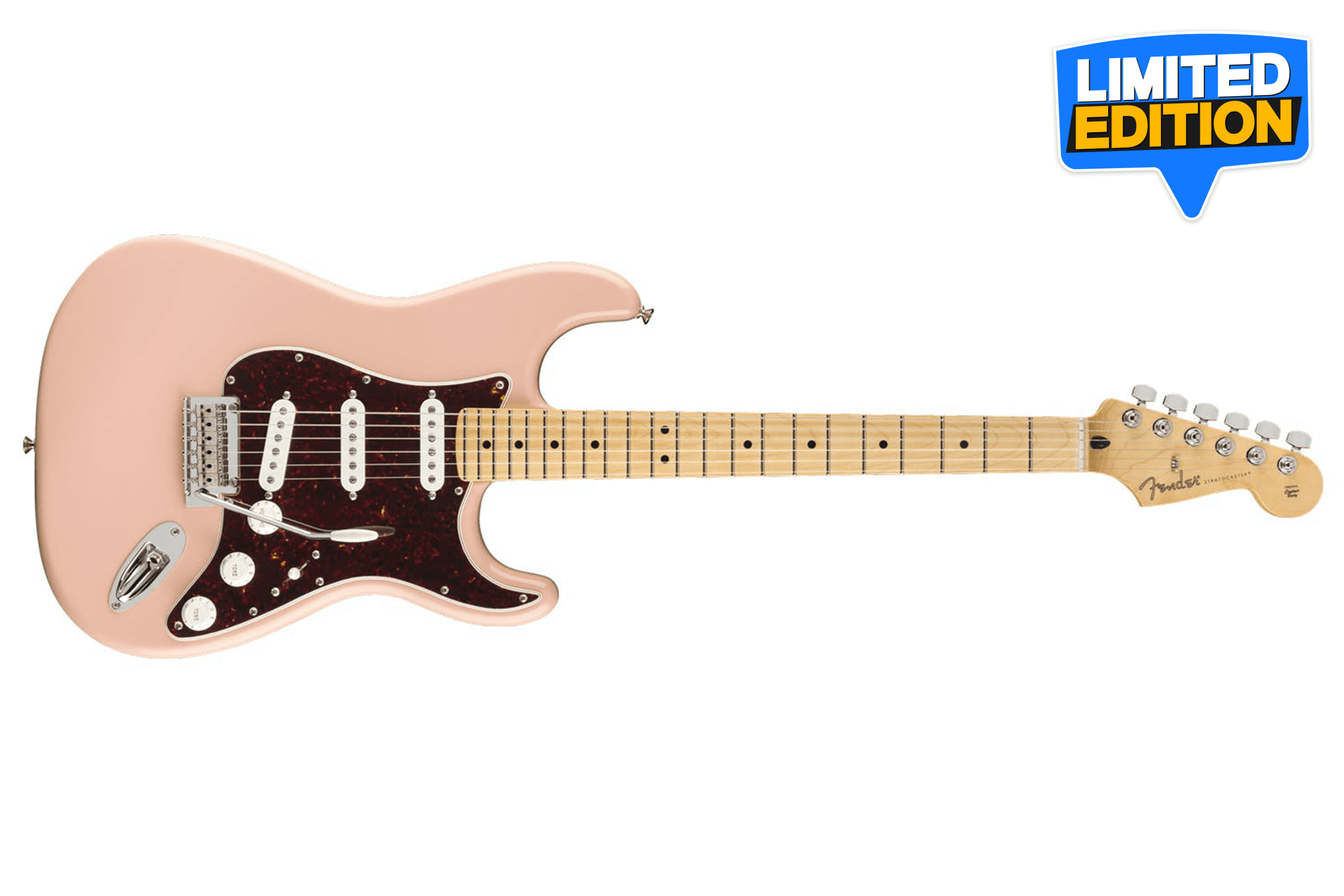 Fender Player Stratocaster Shell Pink (Tortoise Pickguard) – เบ๊ เงียบ เส็ง