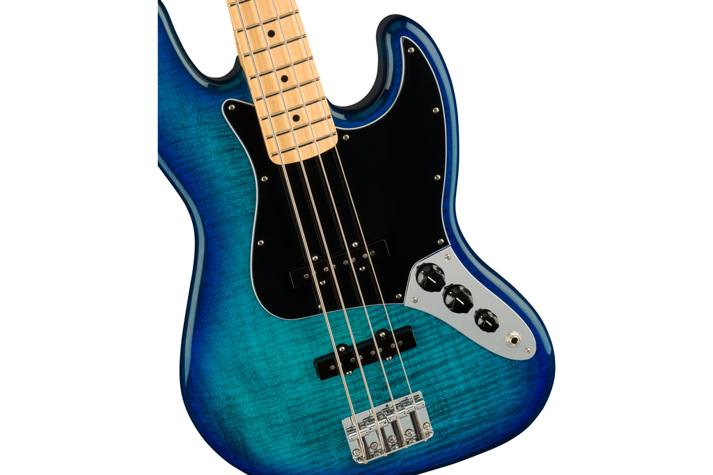 เบสไฟฟ้า Fender Player Jazz Bass Plus Top Blue Burst – เบ๊ เงียบ เส็ง