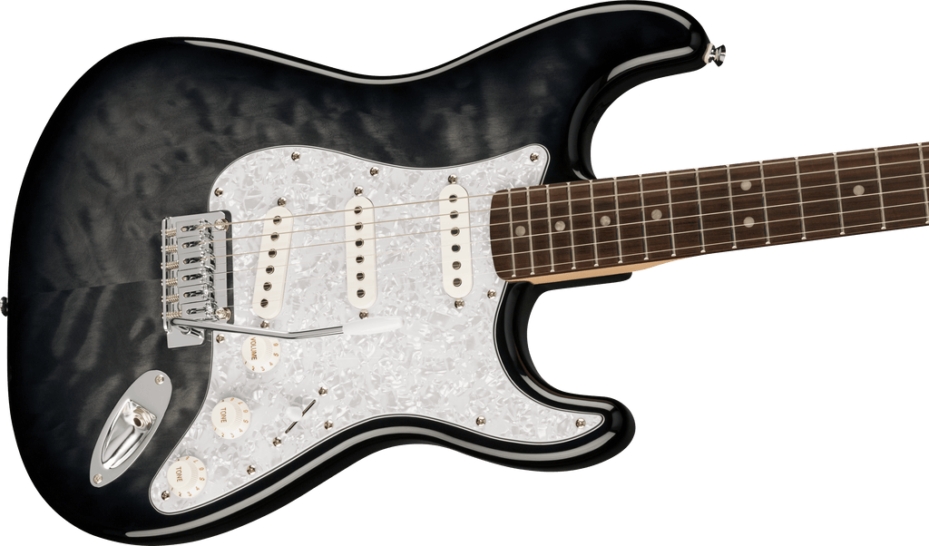 กีต้าร์ไฟฟ้า Squier FSR Affinity Series Stratocaster QMT – เบ๊ เงียบ เส็ง