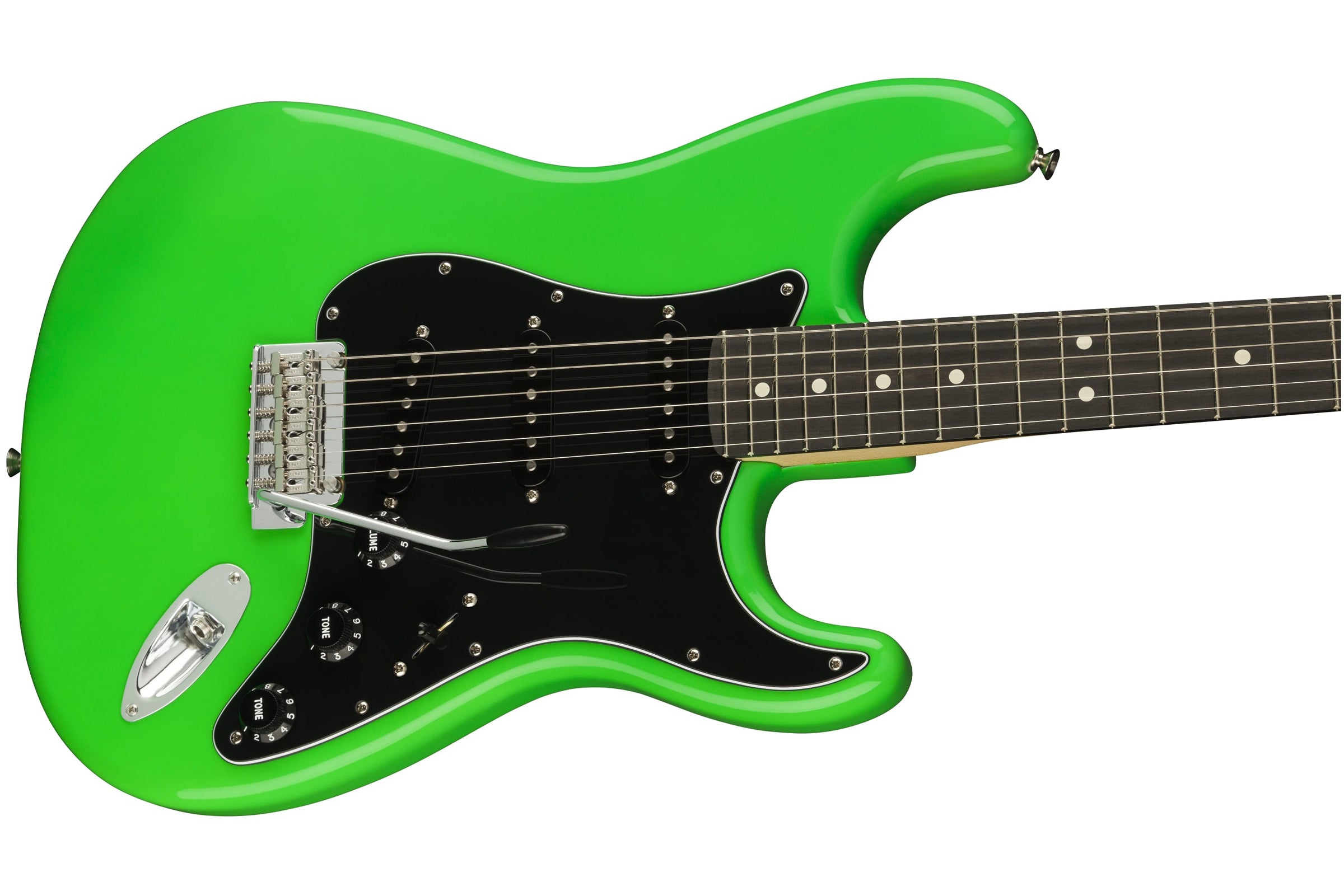 กีต้าร์ไฟฟ้า Fender Limited Edition Player Stratocaster Neon Green ...