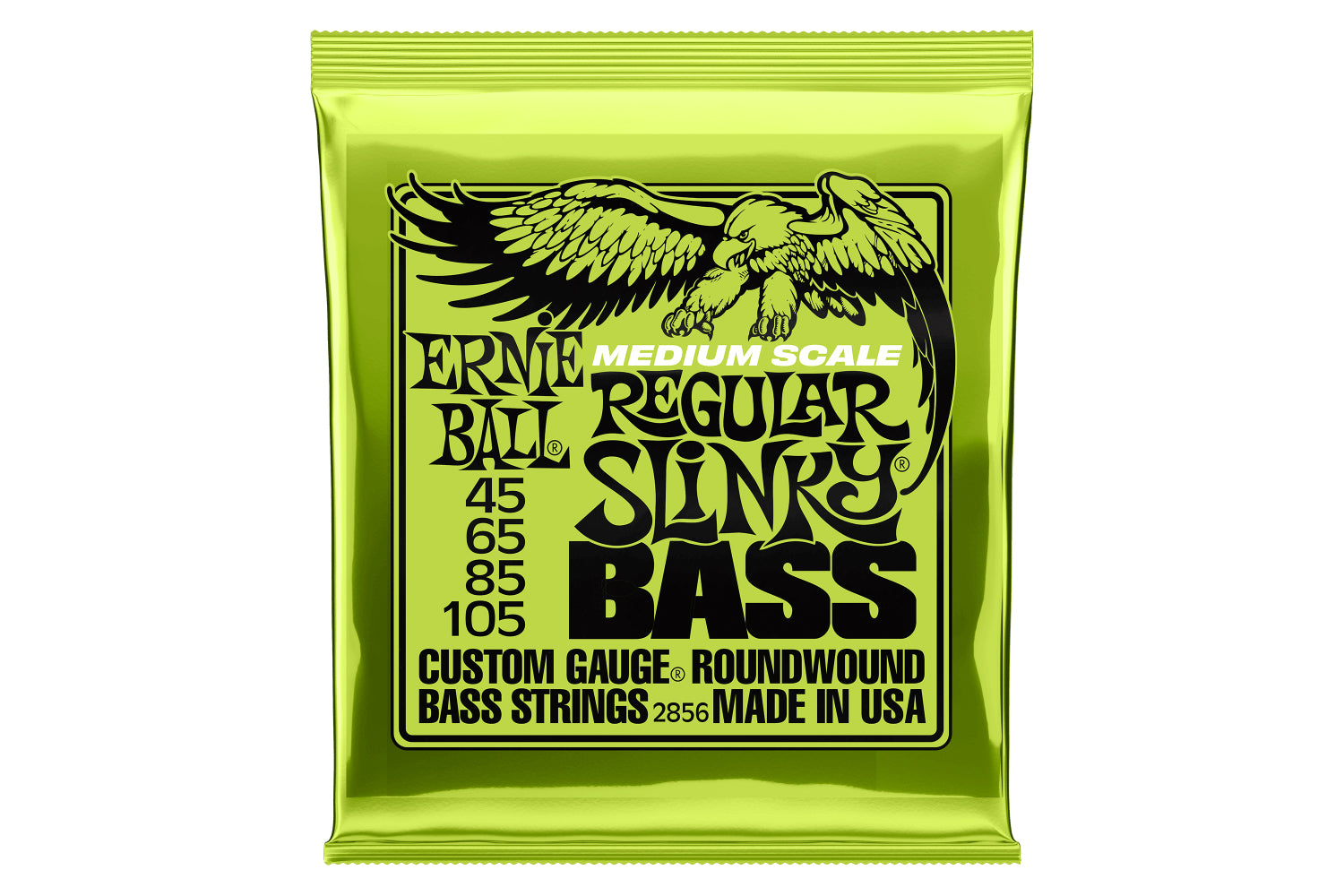 สายเบส Ernie Ball Regular Slinky Nickel Wound Medium Scale 45-105 – เบ๊ เงียบ เส็ง