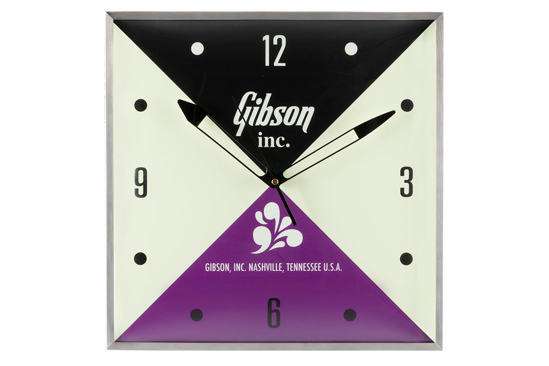 นาฬิกา Gibson Vintage Lighted Wall Clock - Gibson Inc. – เบ๊ เงียบ เส็ง
