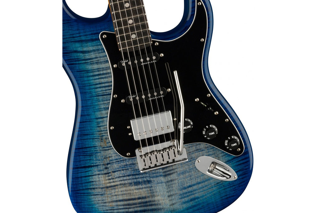 กีตาร์ Fender American Ultra Stratocaster HSS Denim Burst – เบ๊ เงียบ เส็ง